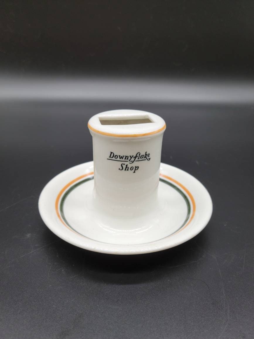 Porcelain Restaurant Ware Match Holder downyflake Shop 1950's - Etsy