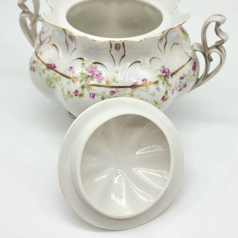 Antique MZ Austria China Covered Vegetable/casserole Dish Rose - Etsy