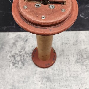 Antique Wooden Spool Pennsylvania Textiles 12" - Etsy