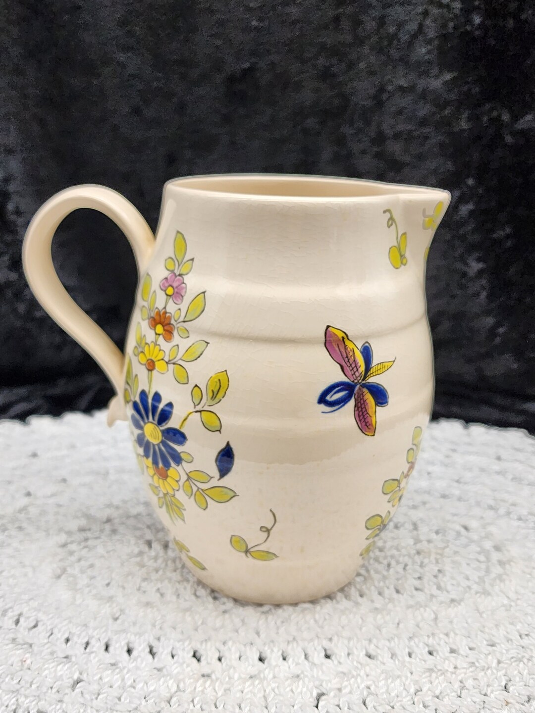 Vintage Holland Delft OUD Hand Painted Pitcher - Etsy