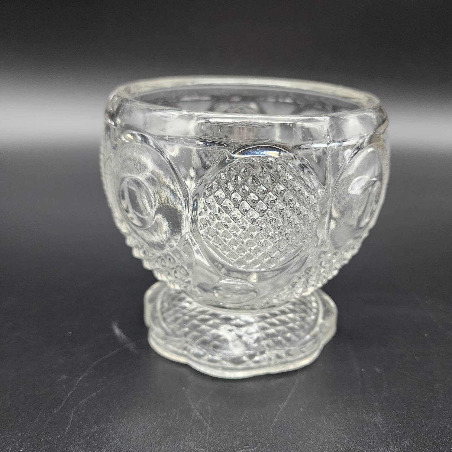 EAPG Flint Glass Horn of Plenty Sugar Bowl Boston & Sandwich Glass Co ...
