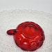 Fostoria Ruby Red Coin Dot Finger Loop Nappy Dish VTG - Etsy