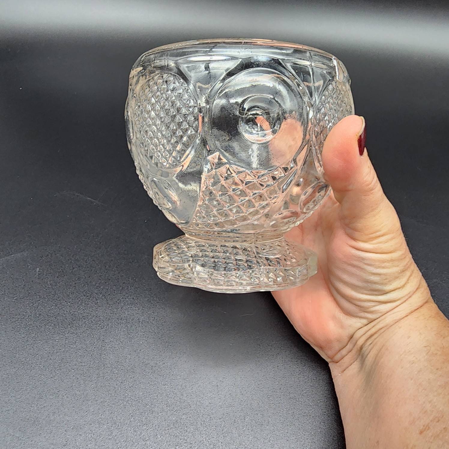 EAPG Flint Glass Horn of Plenty Sugar Bowl Boston & Sandwich Glass Co ...