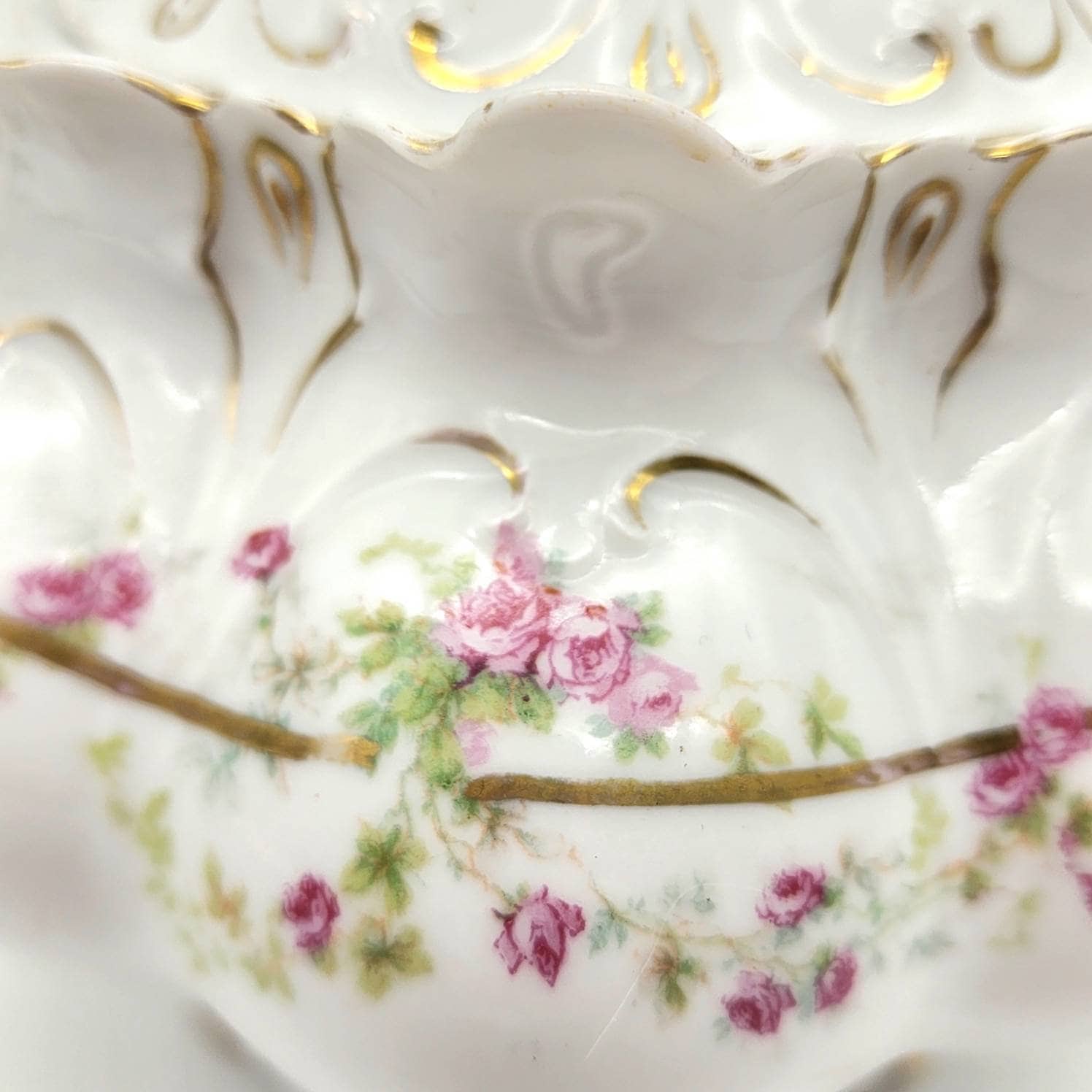 Antique MZ Austria China Covered Vegetable/casserole Dish Rose - Etsy