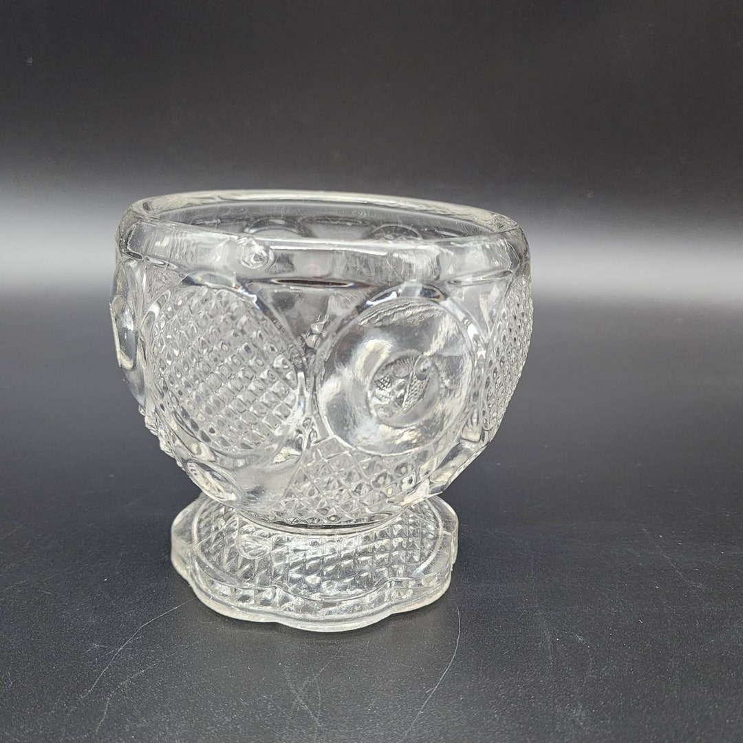EAPG Flint Glass Horn of Plenty Sugar Bowl Boston & Sandwich Glass Co ...