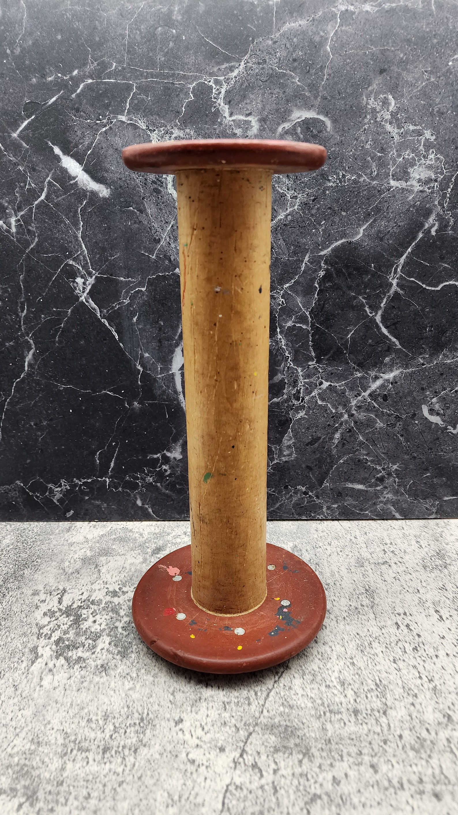 Antique Wooden Spool Pennsylvania Textiles 12" - Etsy