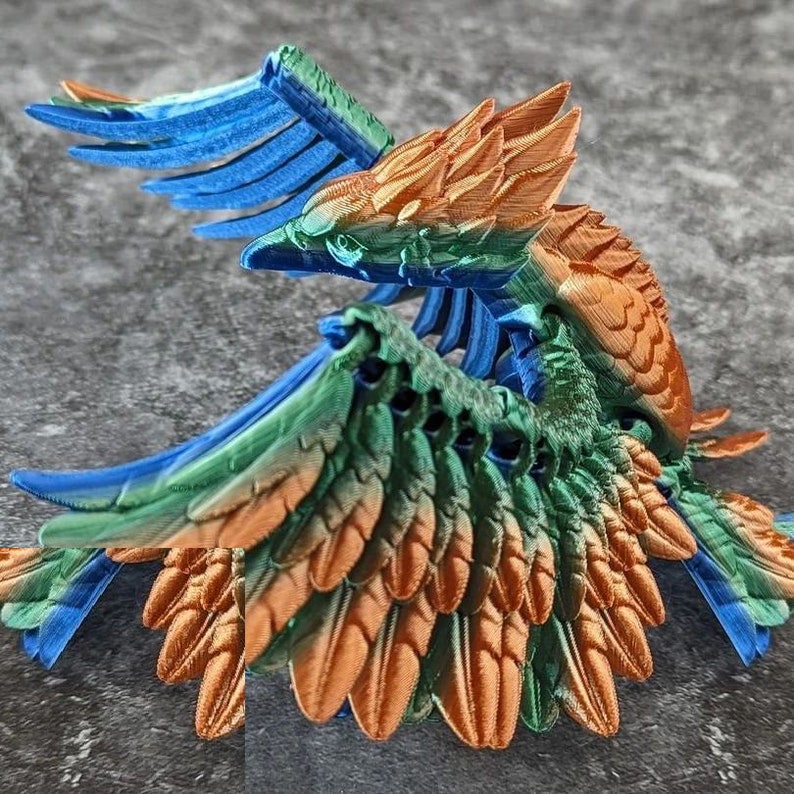 Phoenix 3D Model Your Own Design Stl File Unique Phoenix Stl - Etsy ...