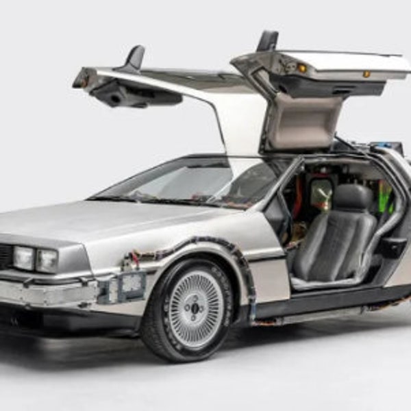 Delorean Car 3d Stl - Etsy