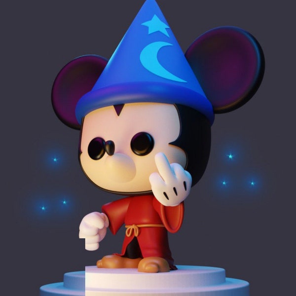 Middle finger patch mickey mouse - Etsy.de