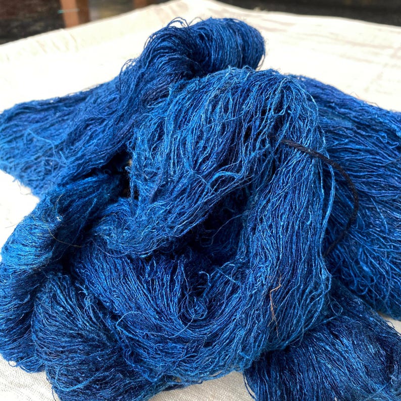 Handspun Eri Silk Yarn: Natural Laceweight Ahimsa Peace Silk - Etsy