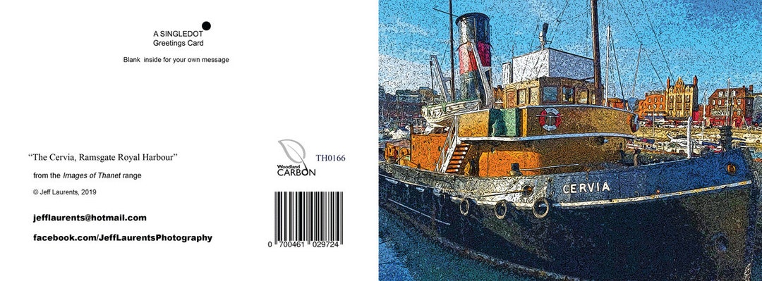 Ramsgate Greetings Cards, A Set of Five Different Designs, 7 X 5 Inch ...