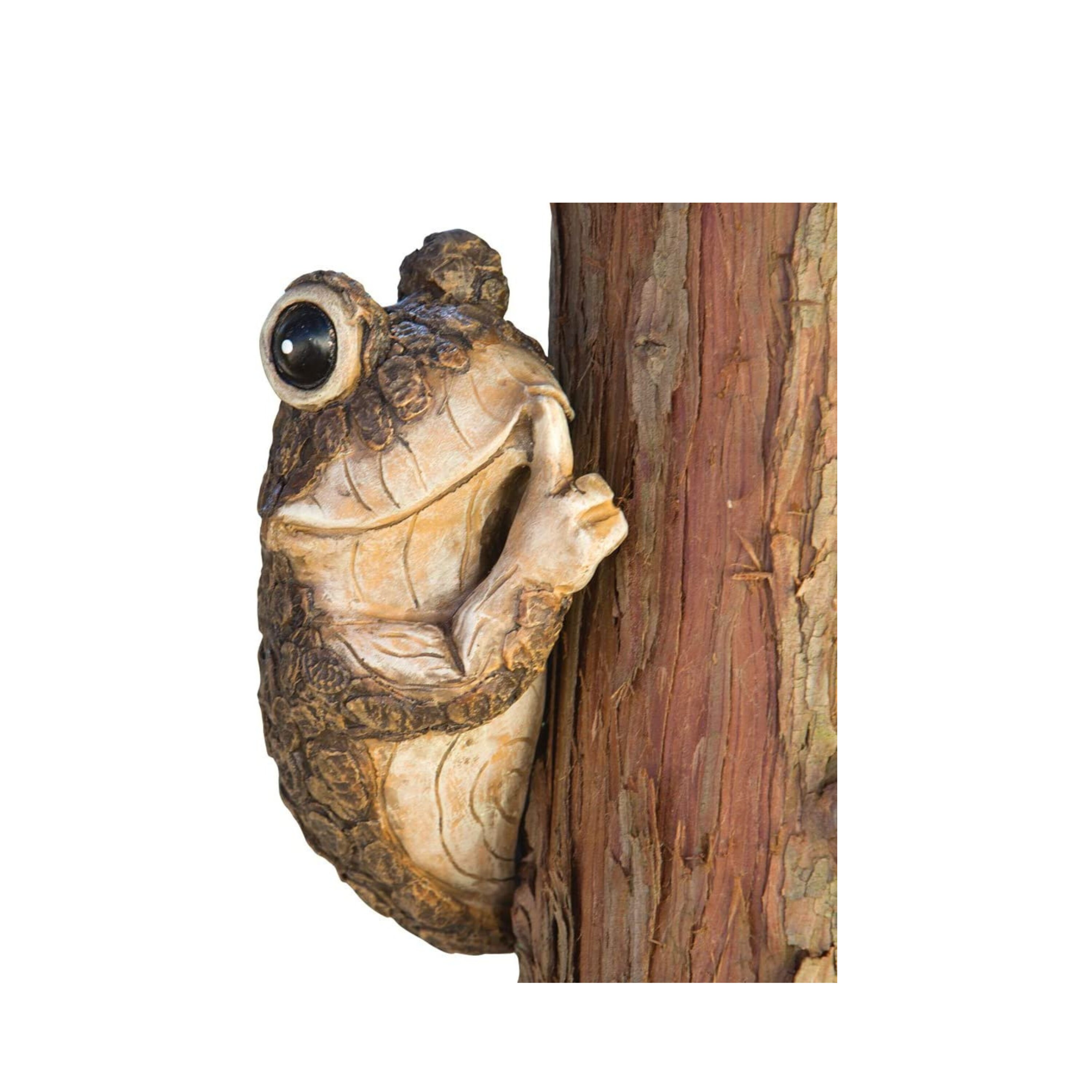Hugger Yard Art, Frog Garden Decor Tree Faces Outdoor, Funny Tree ...