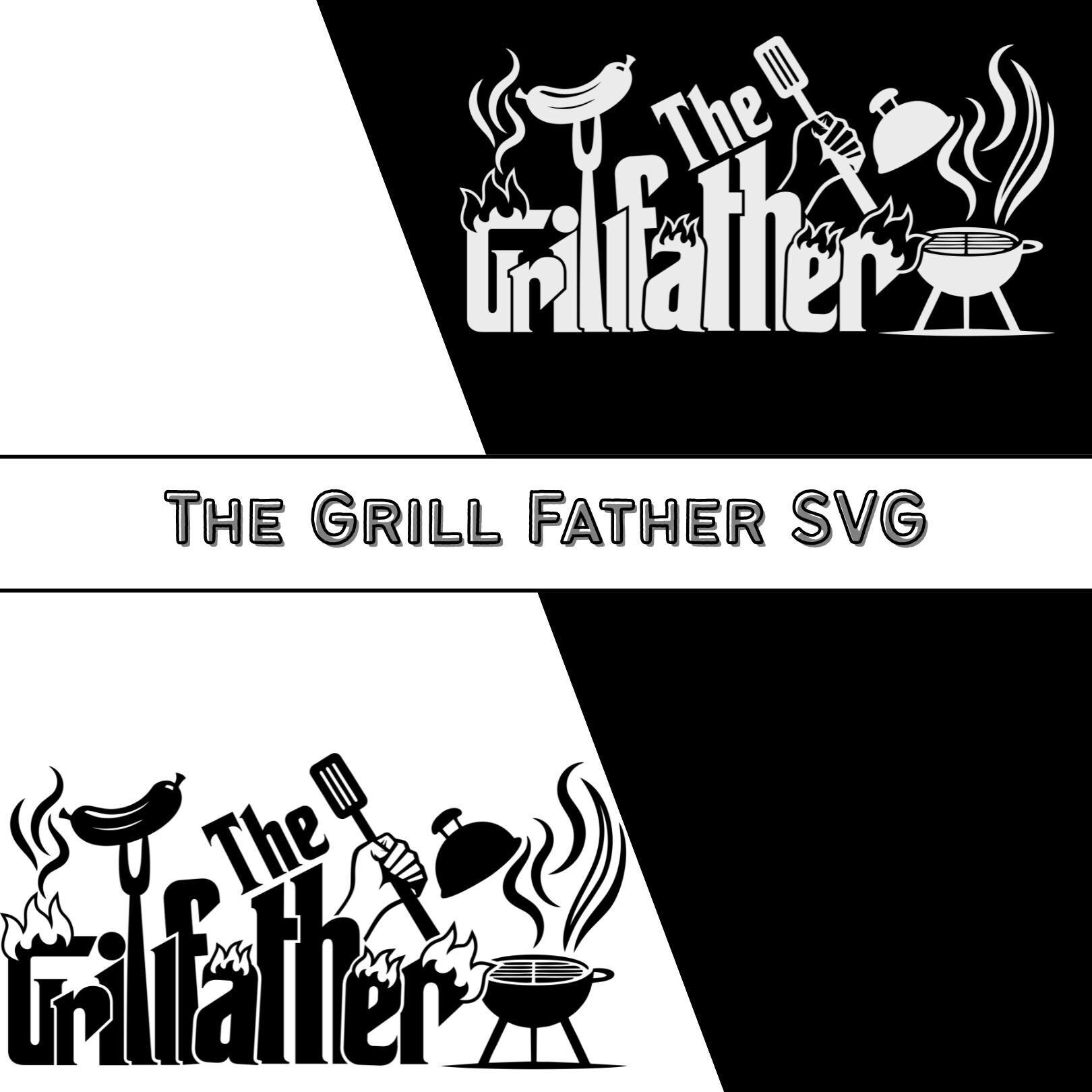 The Grill Father SVG – Funny Bbq Dad Cut File – PNG & SVG for Cricut ...