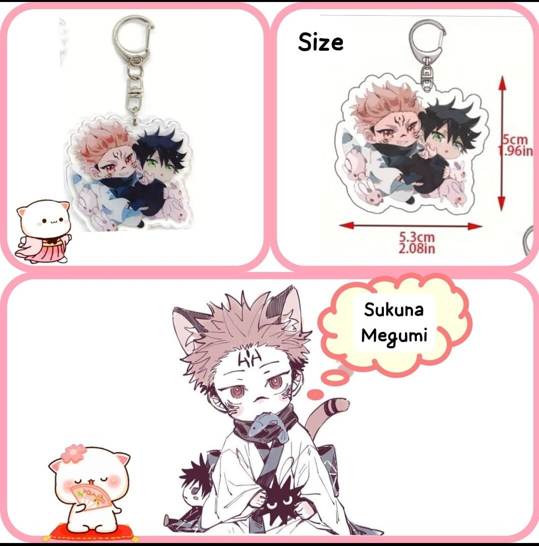 Anime Jujitsu Kaisen Duo JJK Satosugu Gojo , Geto , Megumi , Sukuna ...