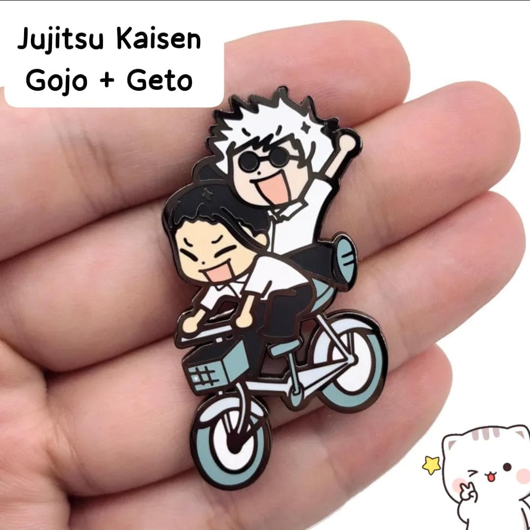 Anime Jujitsu Kaisen Gojo Geto Anime Character Enamel Pin Lapel Pins ...