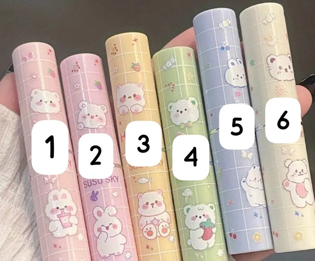 Cute Y2K Small Pet Bear Moisturizing Liquid Lip Gloss , Douyin, Korean ...