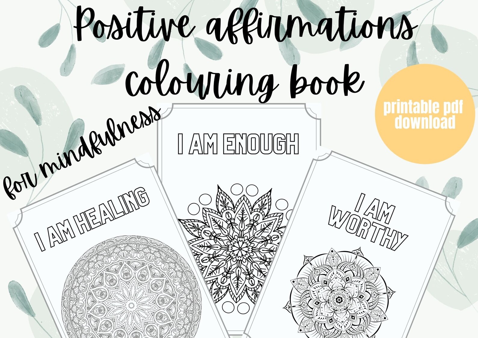 DBT Skills, Mindfulness Colouring, Mandala Colouring, Colouring Book ...