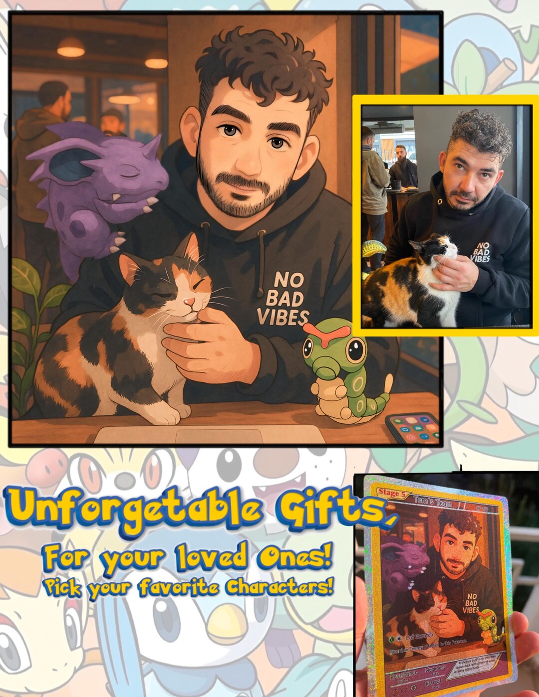 Charizard Portrait, Pokemon Portrait, Custom Ash Portrait, Custom ...