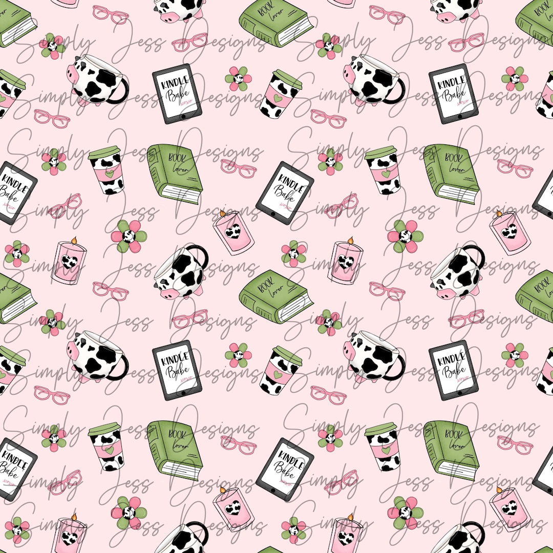 Cute Cow Print Digital Paper, Cow Aesthetic Digital Download, 12x12 - Etsy