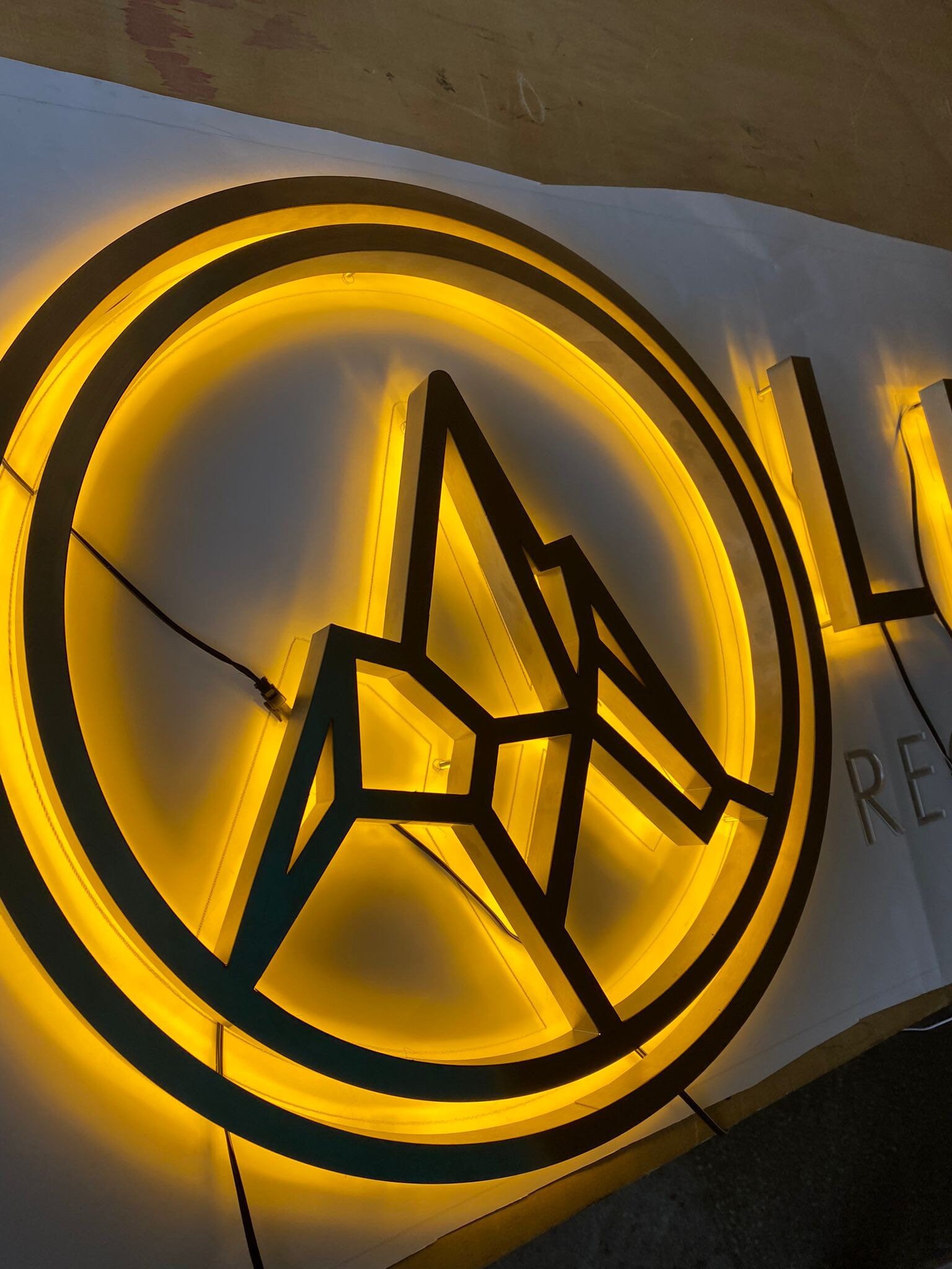 Custom Business Sign, Logo Sign for Office, Backlit Logo Sign, Acrylic ...