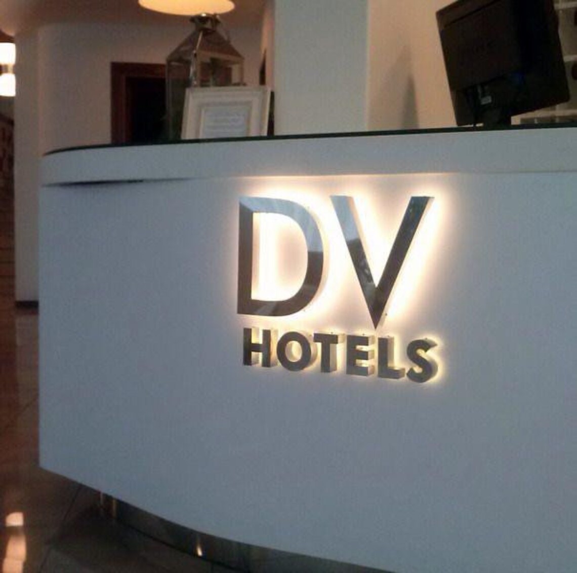 Custom Logo Signs Led Backlit Signs Lobby Signs Illuminated - Etsy