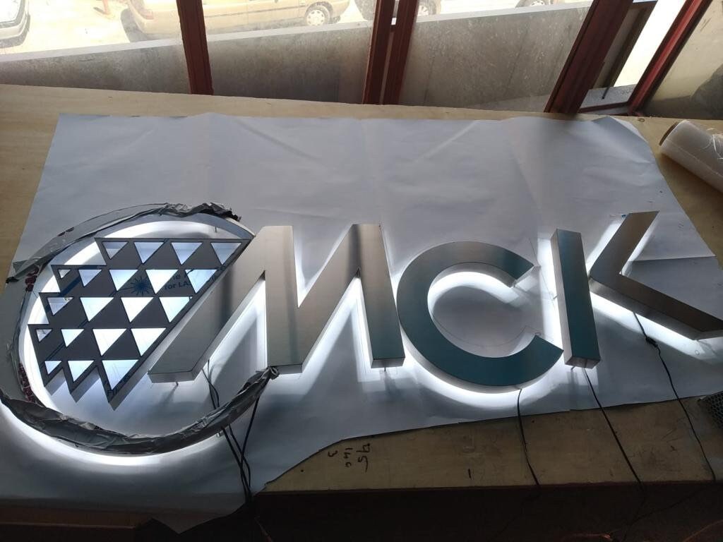 Backlit Led Sign, Business Sign, Custom Logo Sign, Illuminated Sign ...