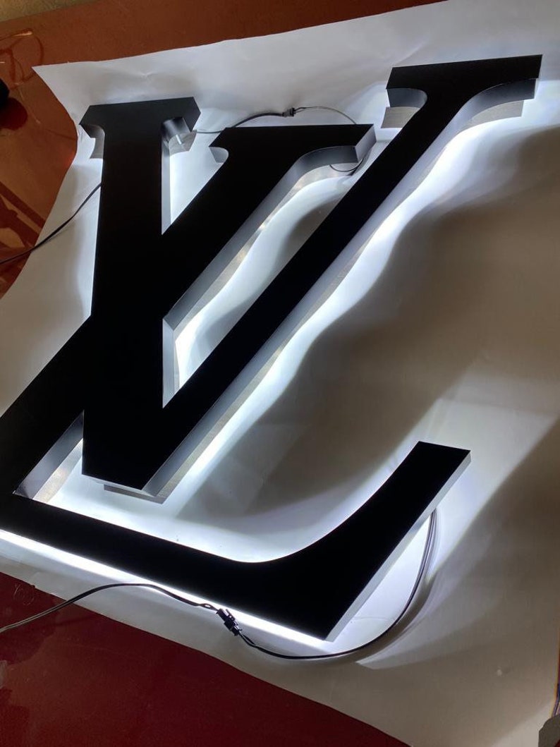 Led Backlit Sign, Illuminated Sign, Business Sign, 3d Lettering Backlit ...