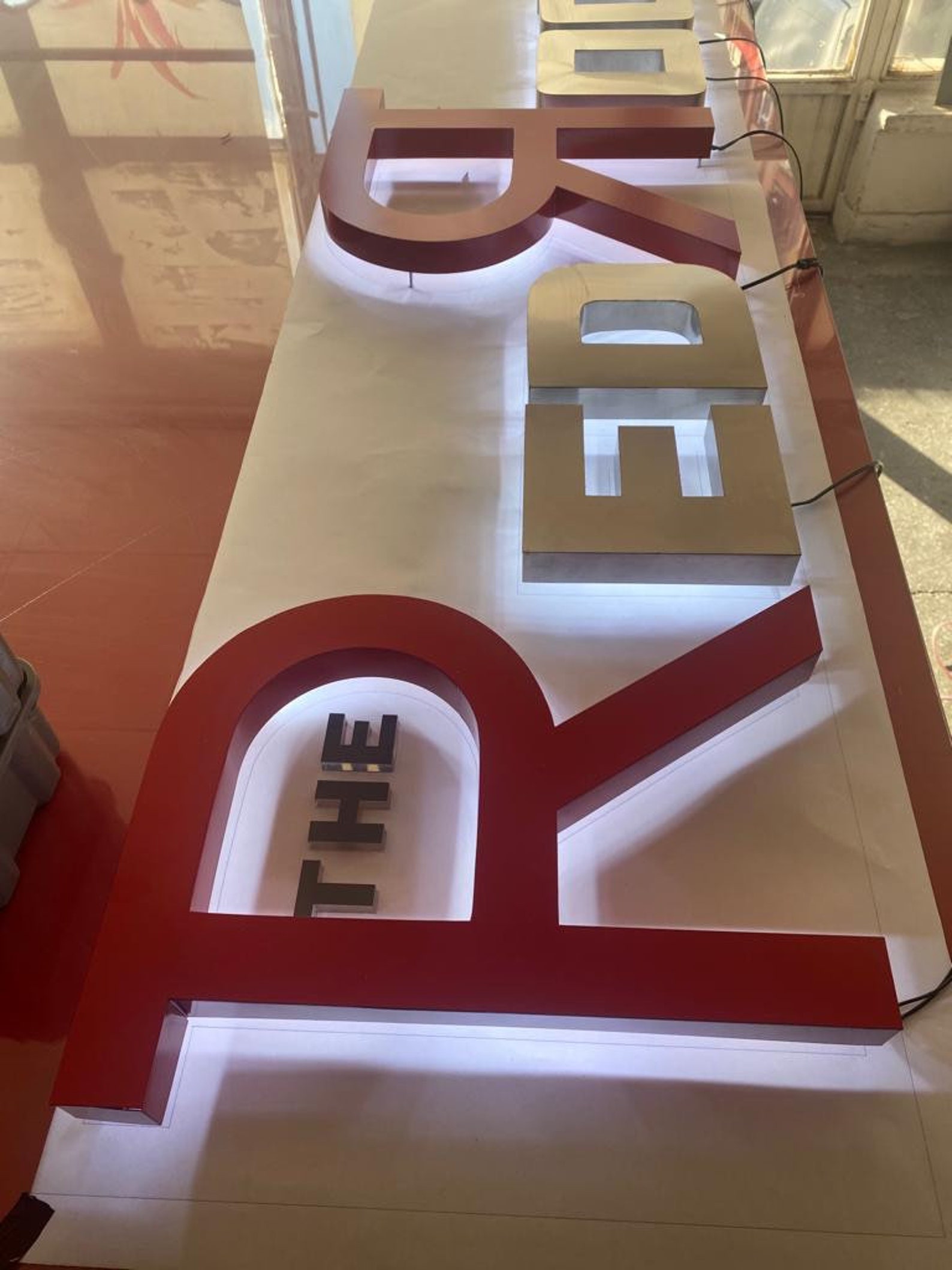 Custom Metal Sign 3d Logo Backlit Sign Indoor Brushed 3D | Etsy UK