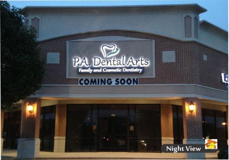 Dental Clinic Sign, Business Sign, Office Signs Backlit, Led ...