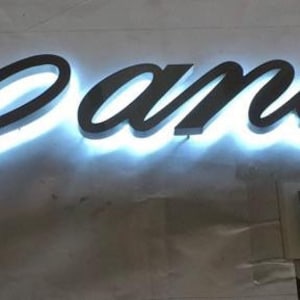 LED Backlit Sign, Logo Sign for Business, Illuminated Sign, Surface Lit ...