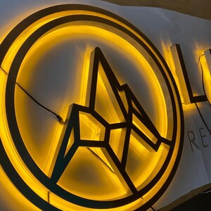 LED Signs, Custom Backlit Sign, 3D Lettering Sign, Business Sign, Lobby ...