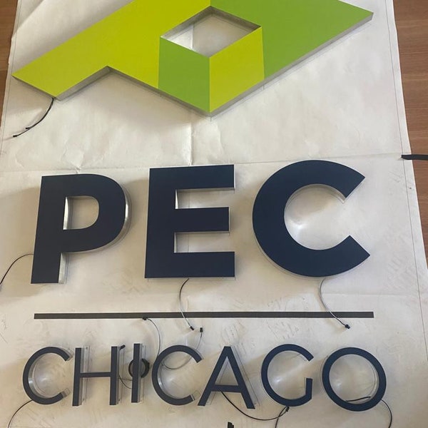 Led Custom Logo Sign Wood Laser Cut - Etsy