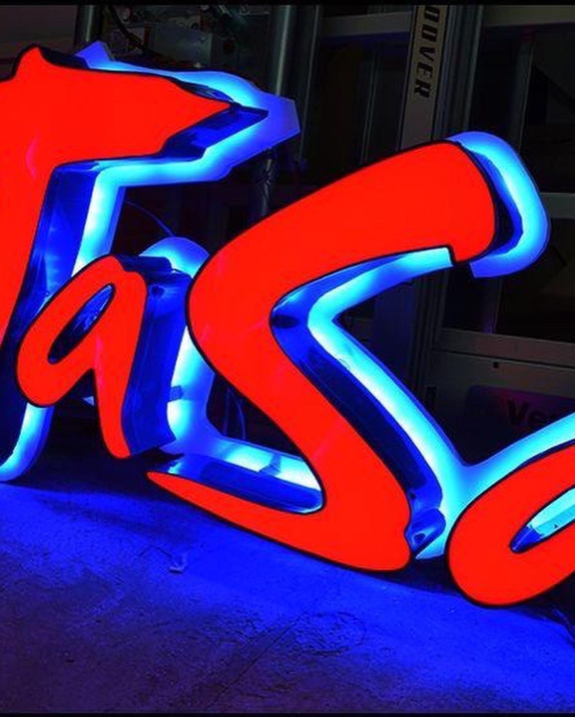 LED Backlit Sign, 3D Lettering, Custom Signs for Office, Backlit Custom ...