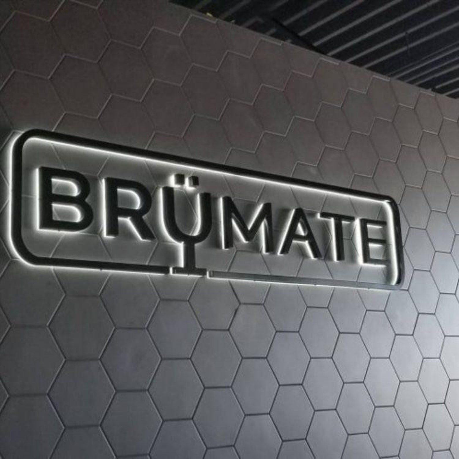 Custom Logo Led Light Signage, 3D Logo Letters, 3D Custom Office Sign ...