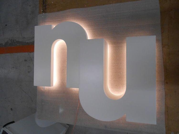 Business Logo Sign, Illuminated Sign, LED Backlit Signs, Custom Design ...