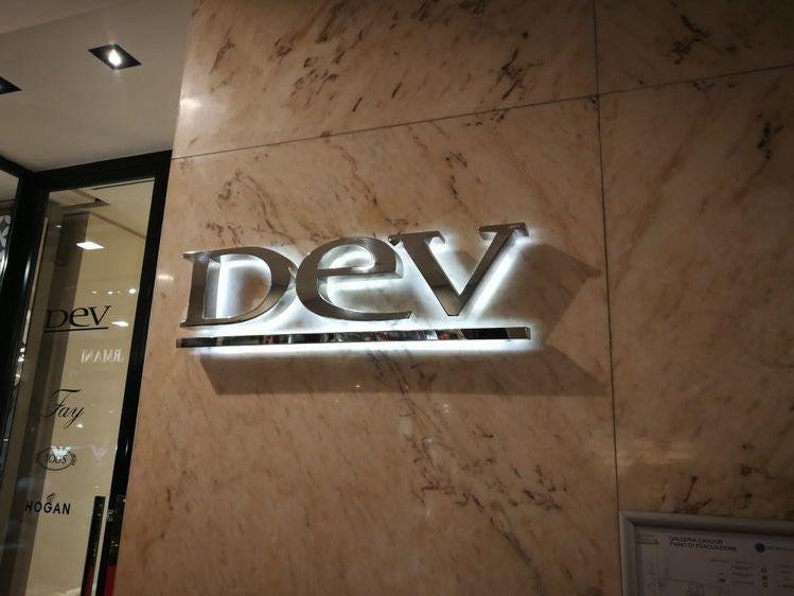 3d Led Backlit Signage, Custom Logo Sign, Business Logo Sign ...