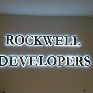 3D Led Signage 3d Backlit Sign, Custom Outdoor - Indoor Logo Light Sign ...