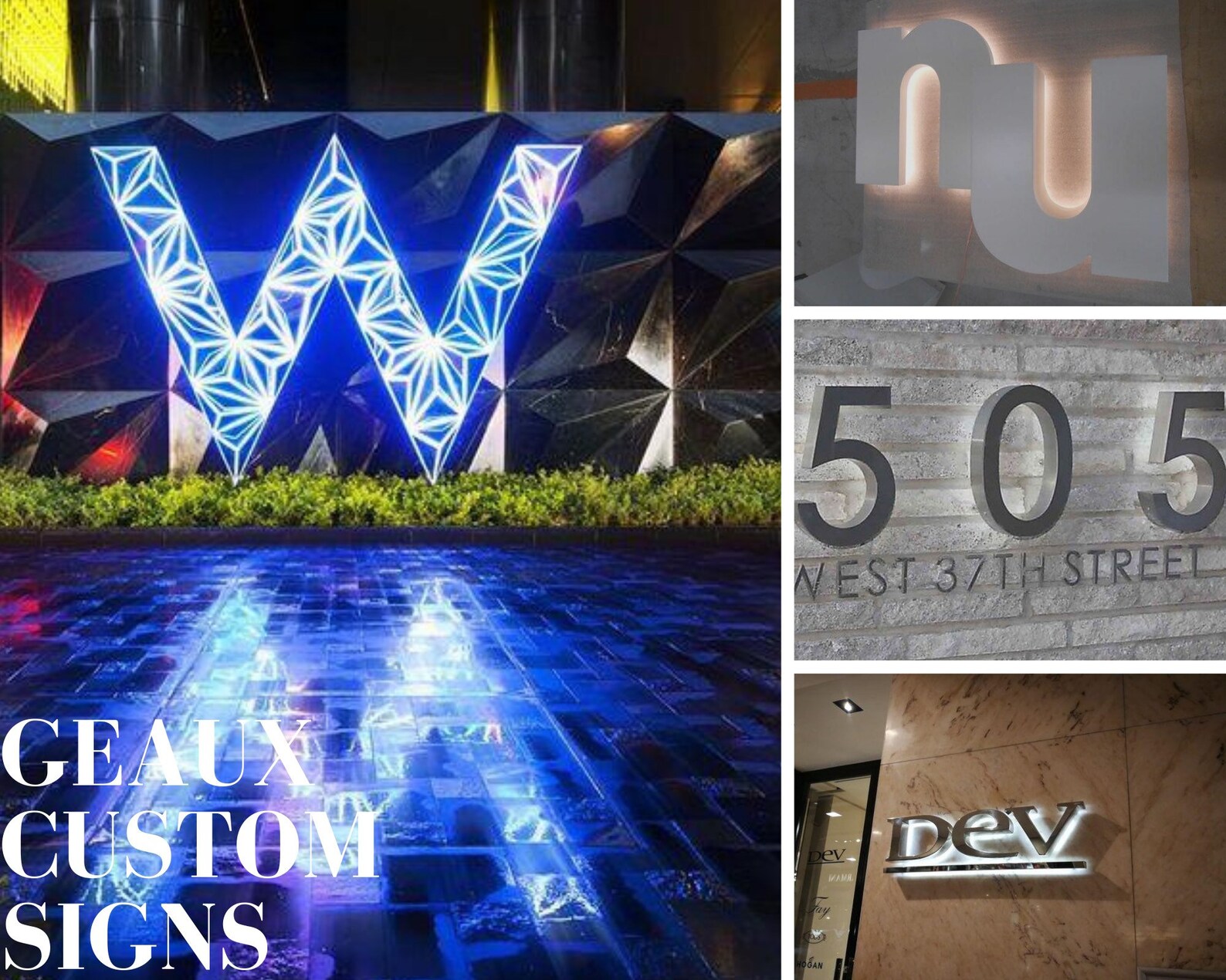 Business Signs Custom Made Logo Signs Backlit Led Signs 3D - Etsy