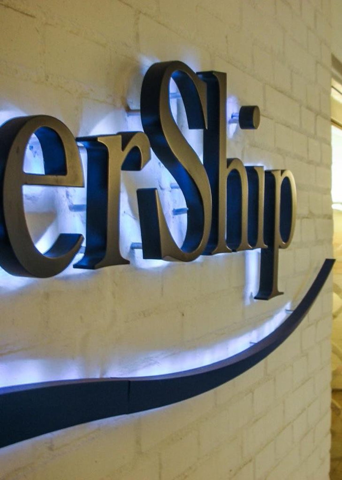 3d Led Backlit Signage, Custom Logo Sign, Business Logo Sign ...