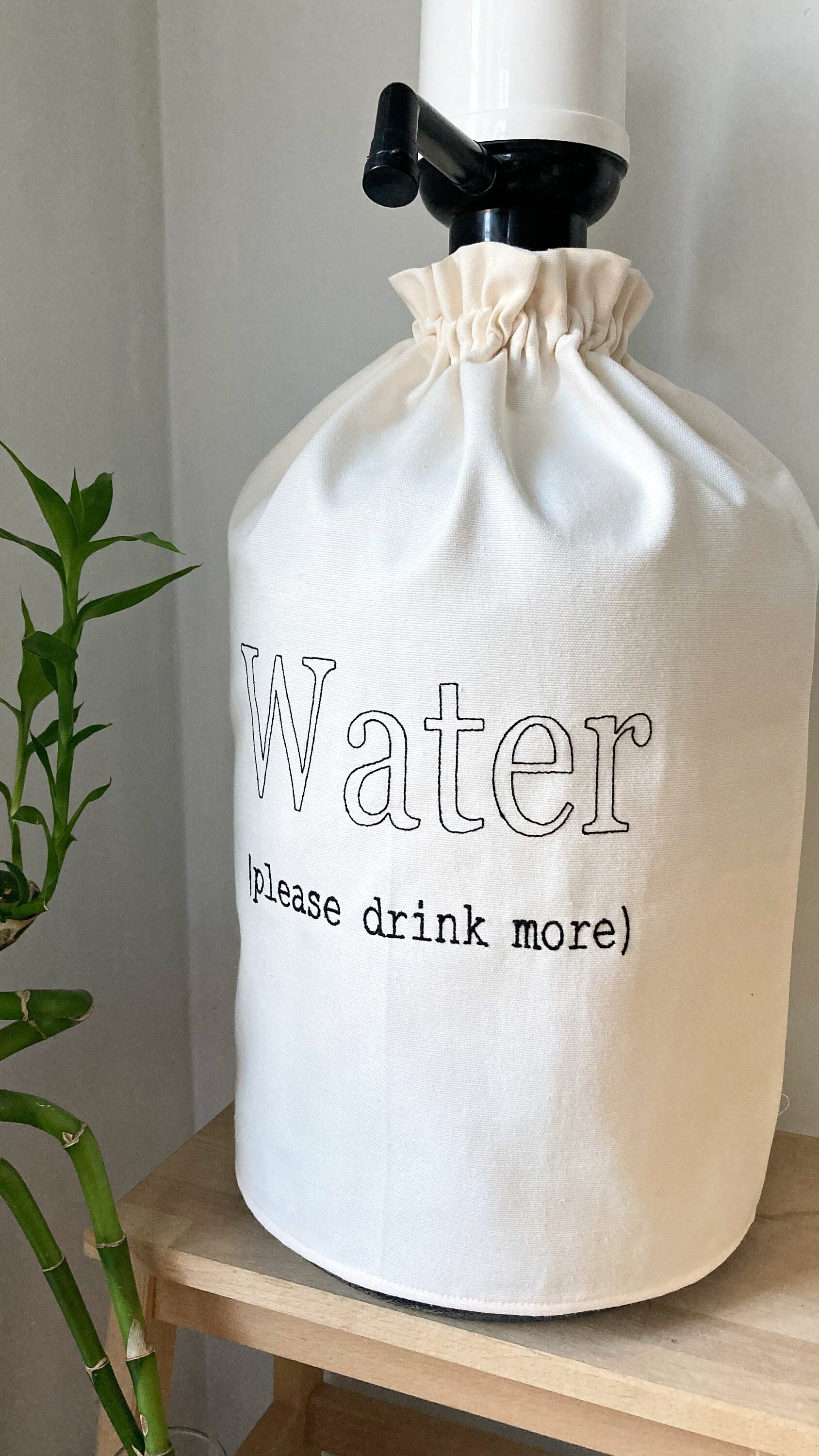 Homeprepco Beige Demijohn Cover, Custom Water Bottle Cover, Farmhouse ...