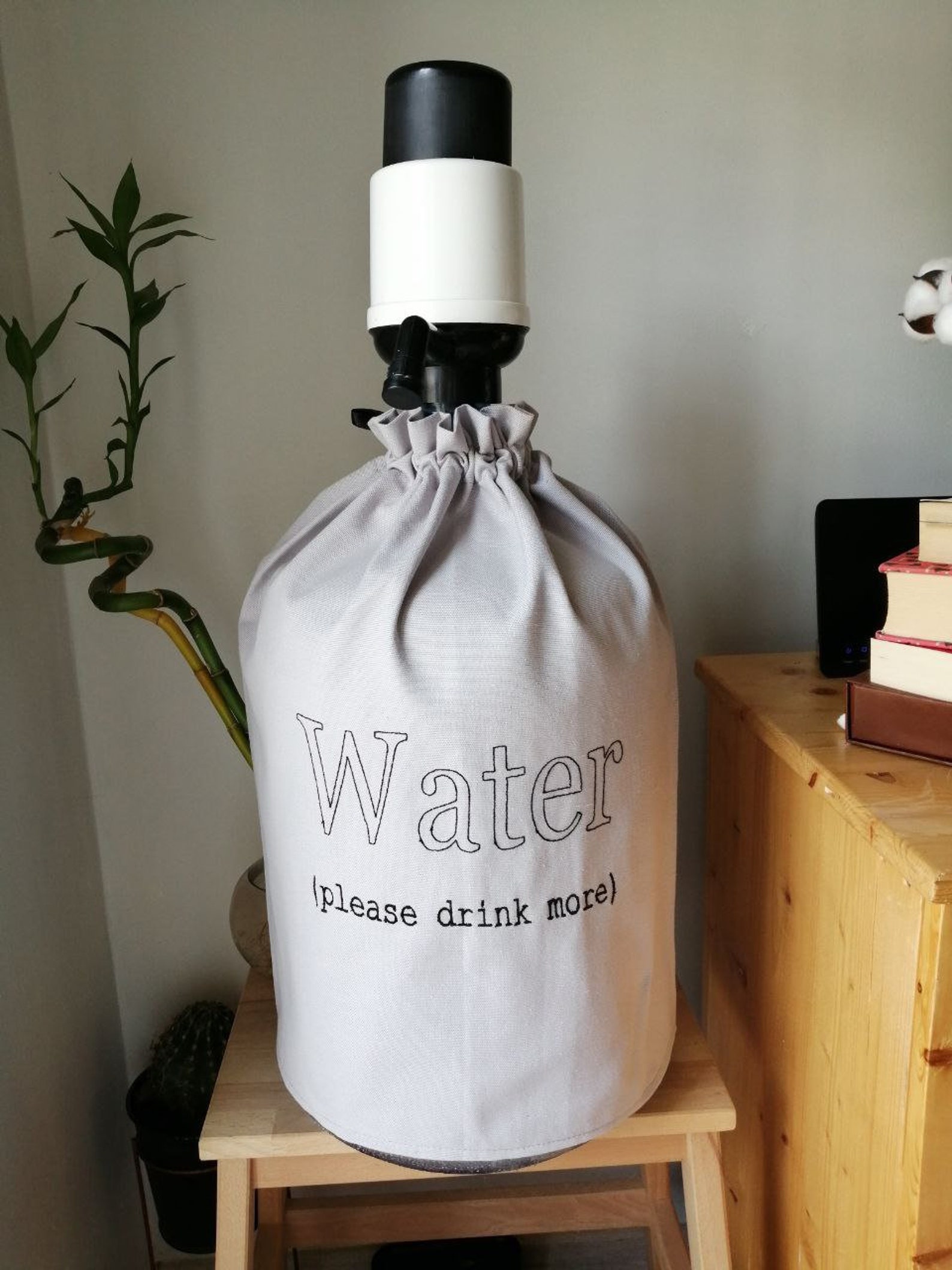 Homeprepco Beige Demijohn Cover, Custom Water Bottle Cover, Farmhouse ...