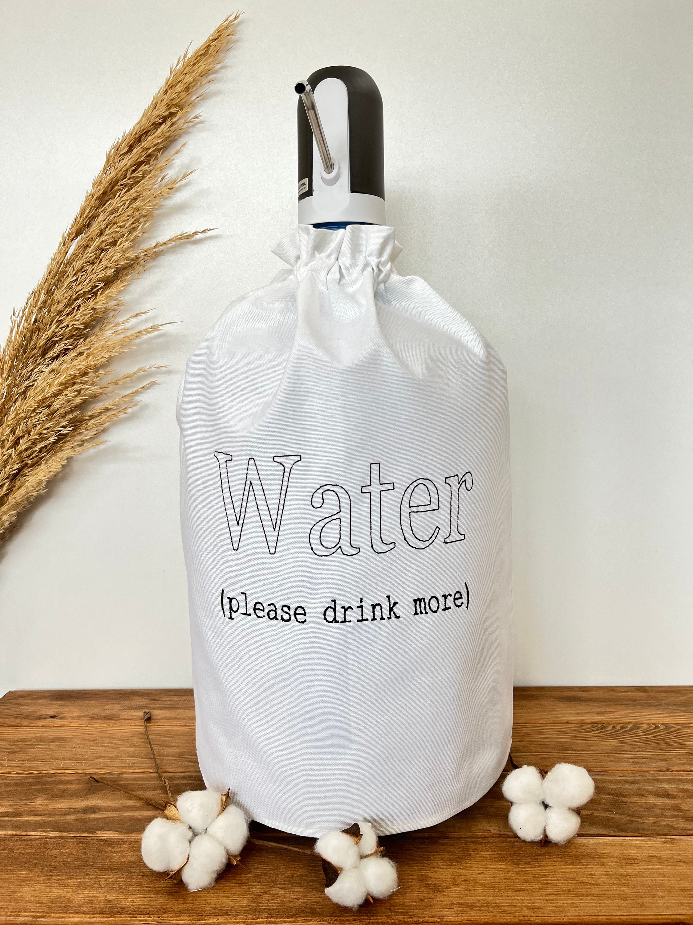 Homeprepco Beige Demijohn Cover, Custom Water Bottle Cover, Farmhouse ...