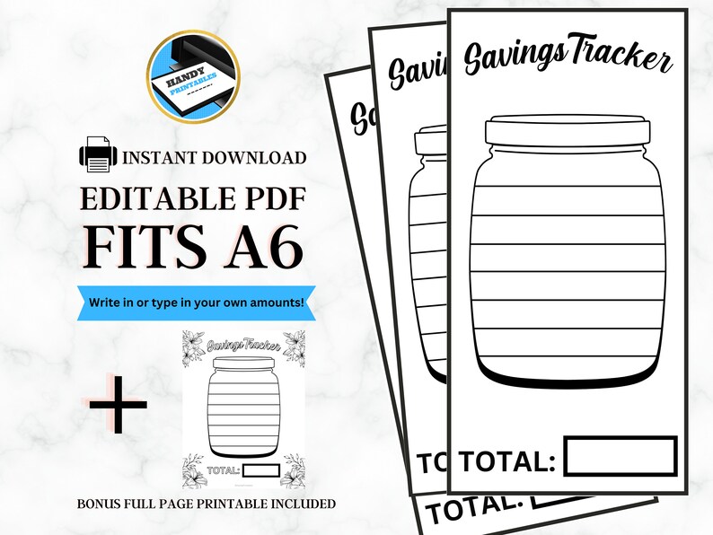 Editable A6 Savings Challenge, Savings Challenge Printable, Cash Budget Challenges, Savings ...