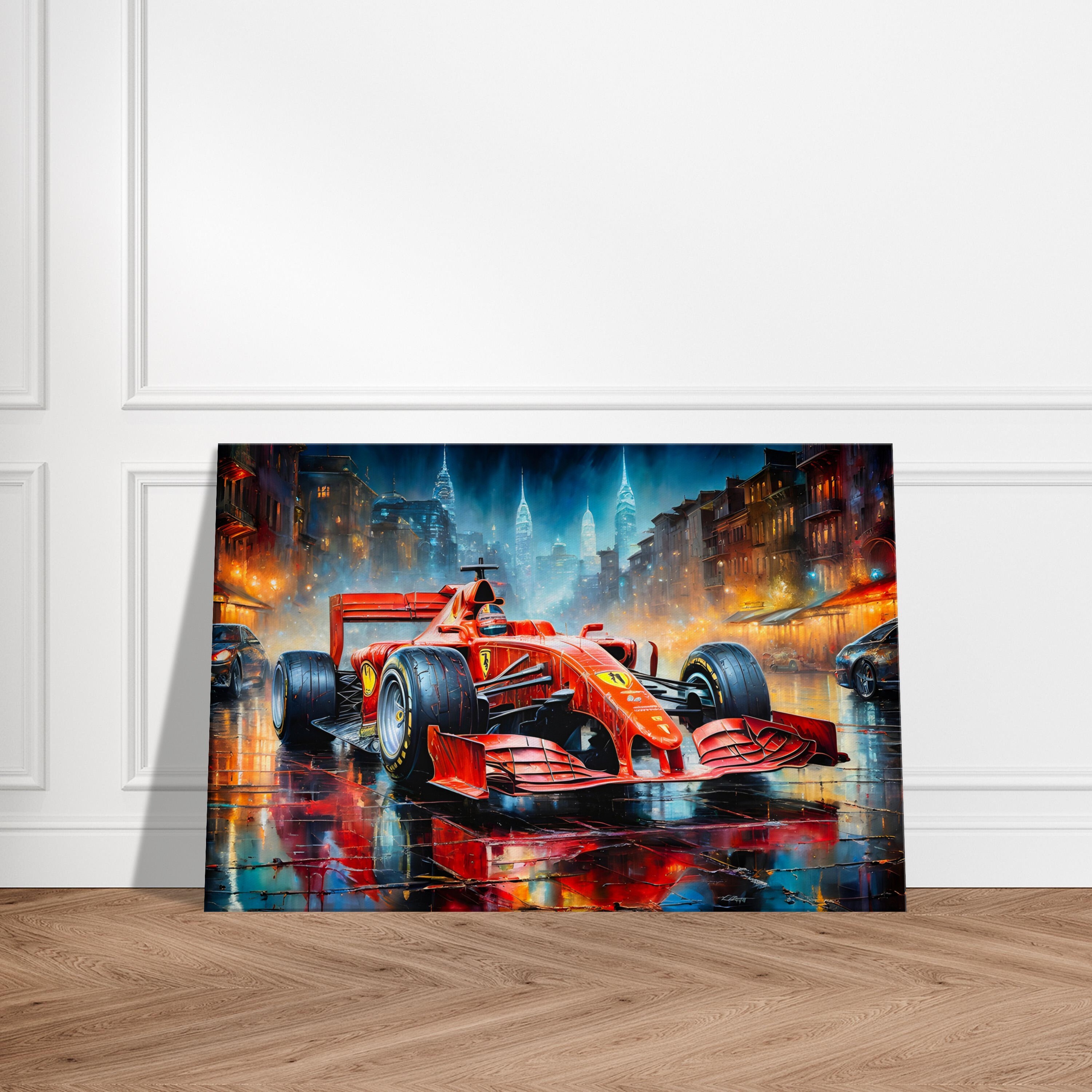 Ferrari Themed Formula 1 Motor Racing Wall Art Print home Decor Racing ...