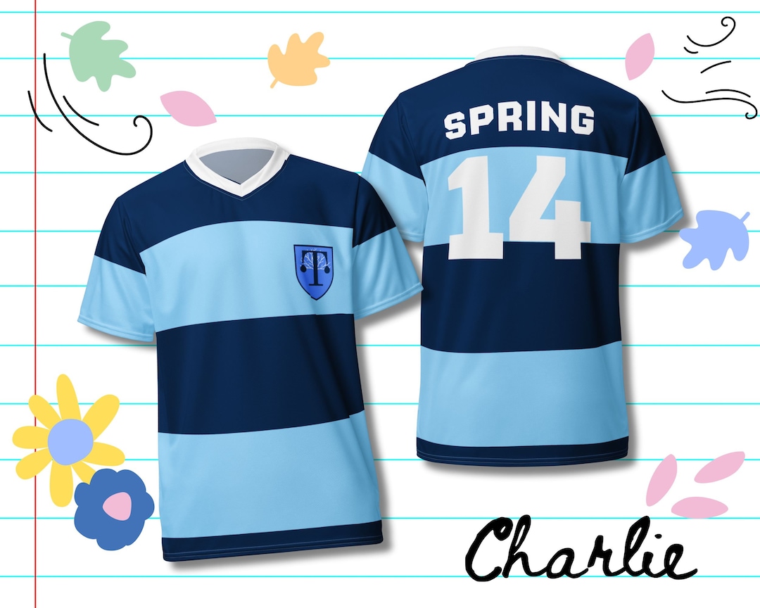 Heartstopper Replica Shirt, Charlie Spring Rugby Jersey, School Uniform ...