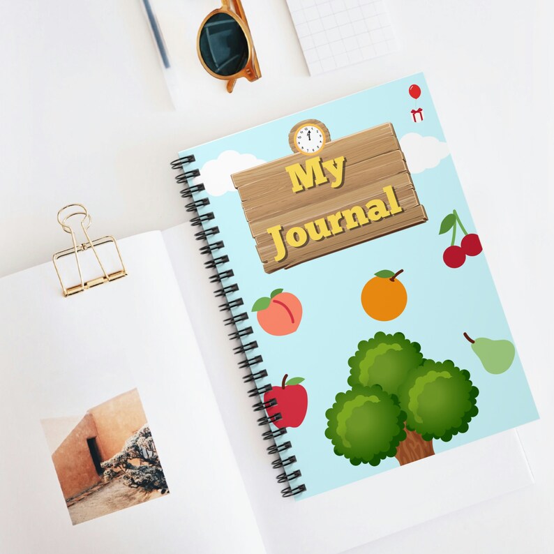 Fruit Pattern Video Game Journal, Cute Kidcore Style Notebook, Farming ...