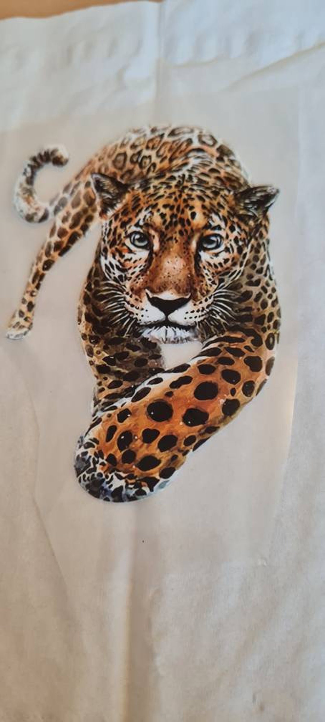 Patch Iron-on Application Patch Beautiful Leopard 10 X 6.5 Cm - Etsy