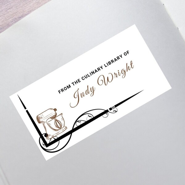 Cookbook Stickers - Etsy