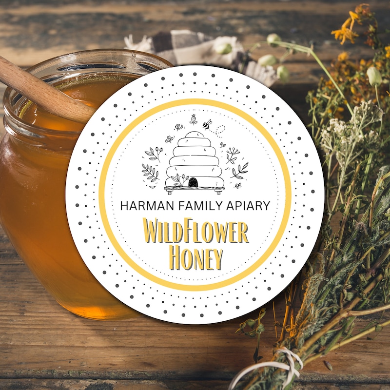 Honey Jar Stickers - Etsy