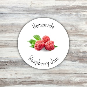 Raspberry Jam Labels Ready to Ship Canning Labels - Etsy